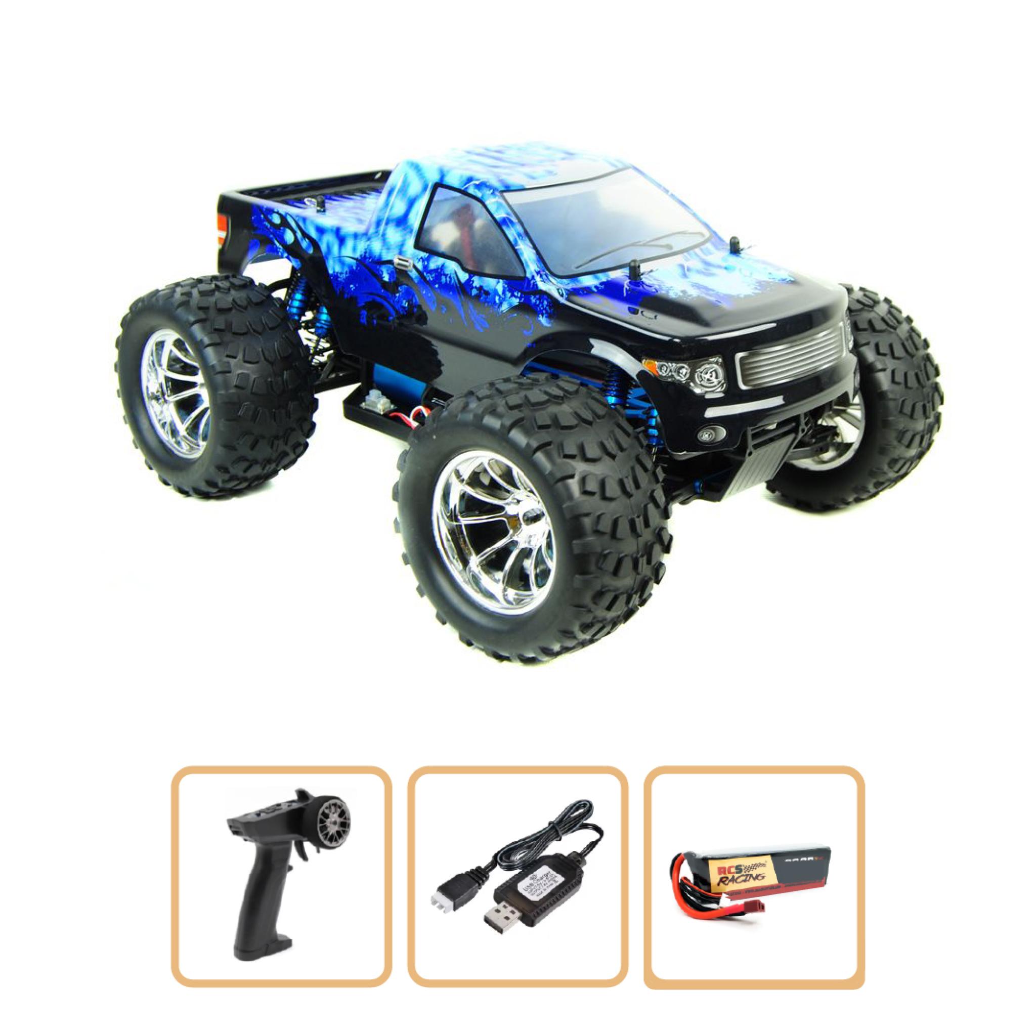 HSP Blue Ice Bug Crusher 1/10 -Very Fast- RTR Brushless - Hobby Grade ...