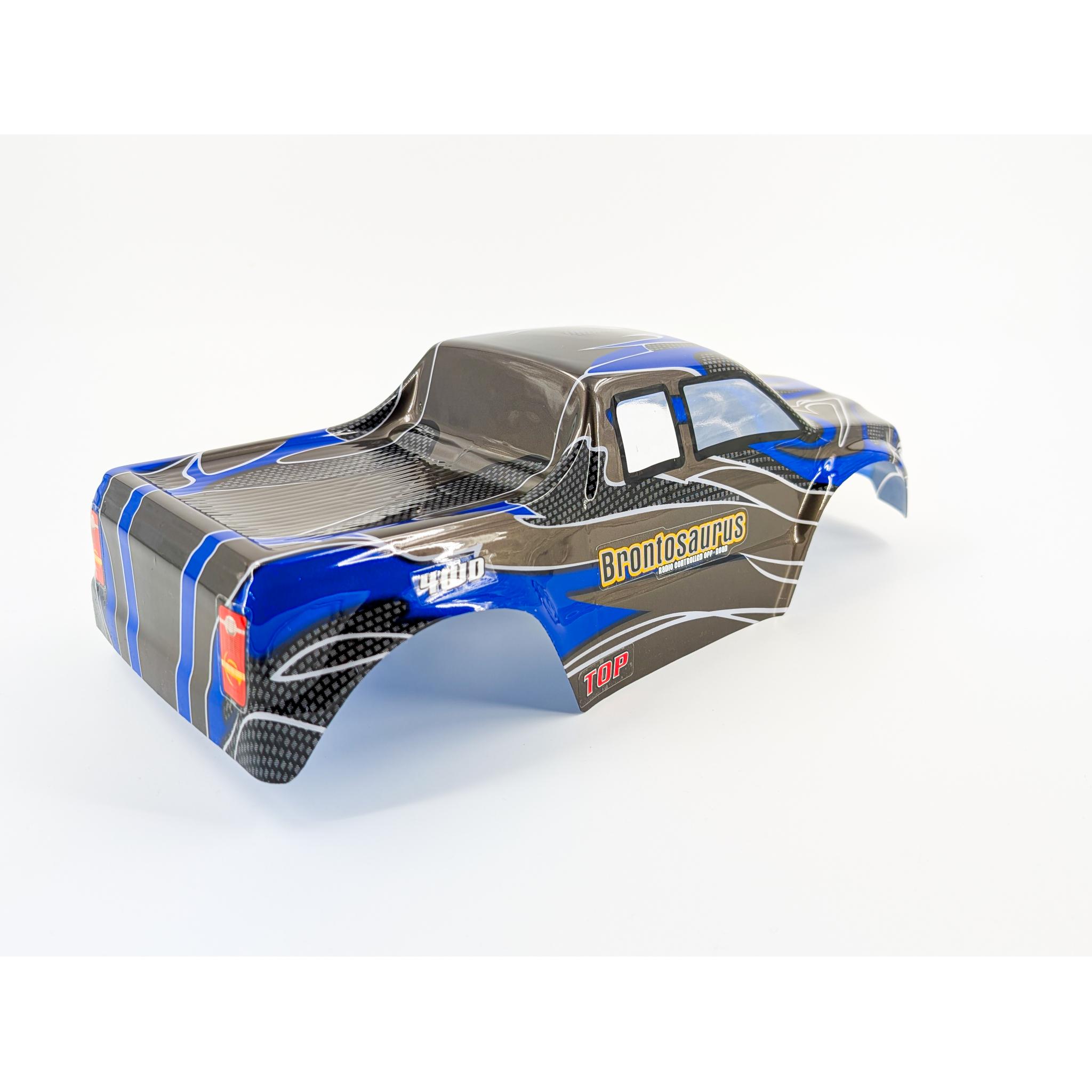 Truck Body Shell Universal Fit 1/10 scale, complete with decals HSP-Blue